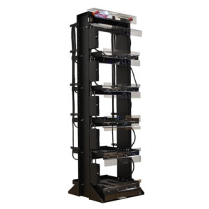 Battery Racks with Multiple Configurations for Backup Systems